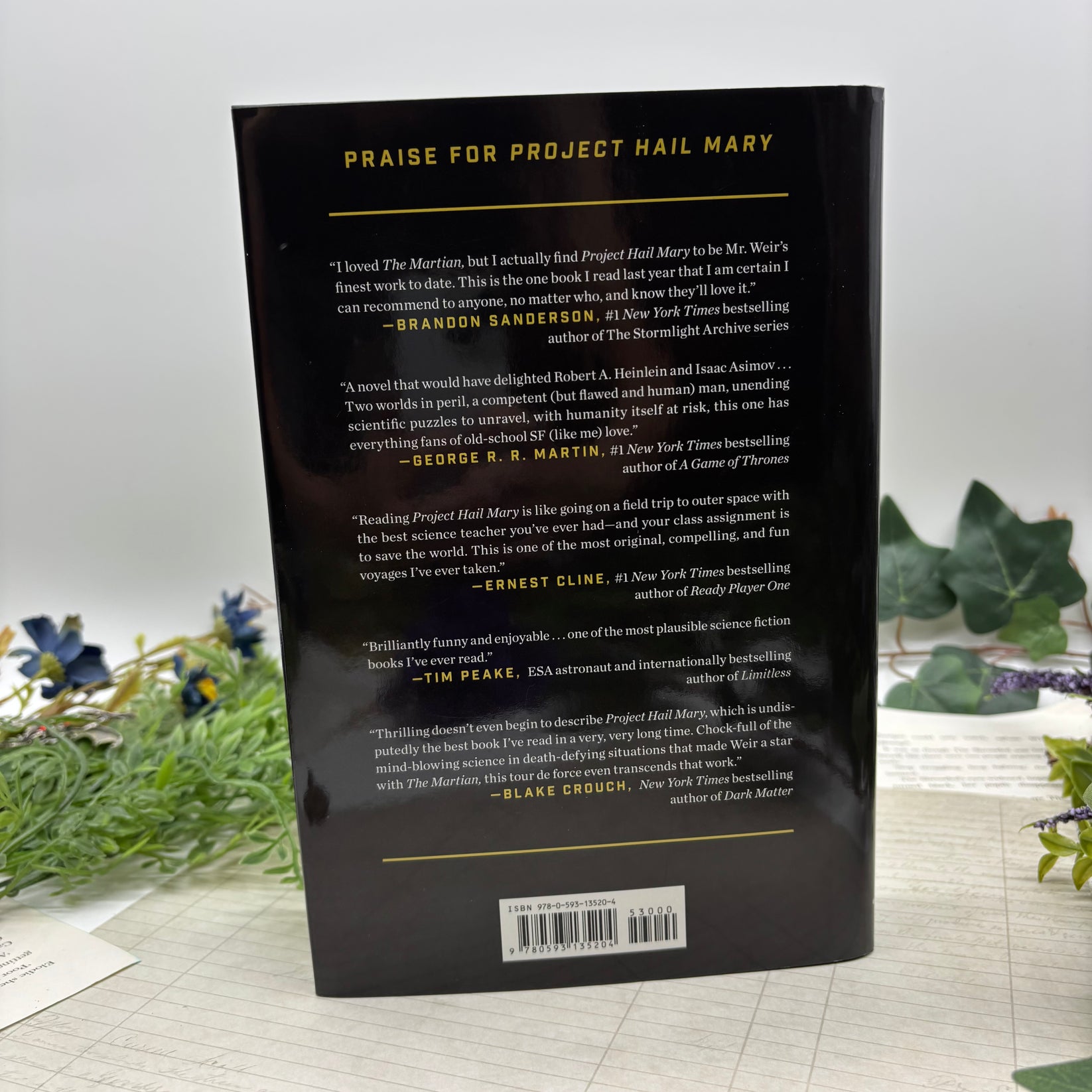 Andy Weir Project Hail Mary | Bibliapolis Books